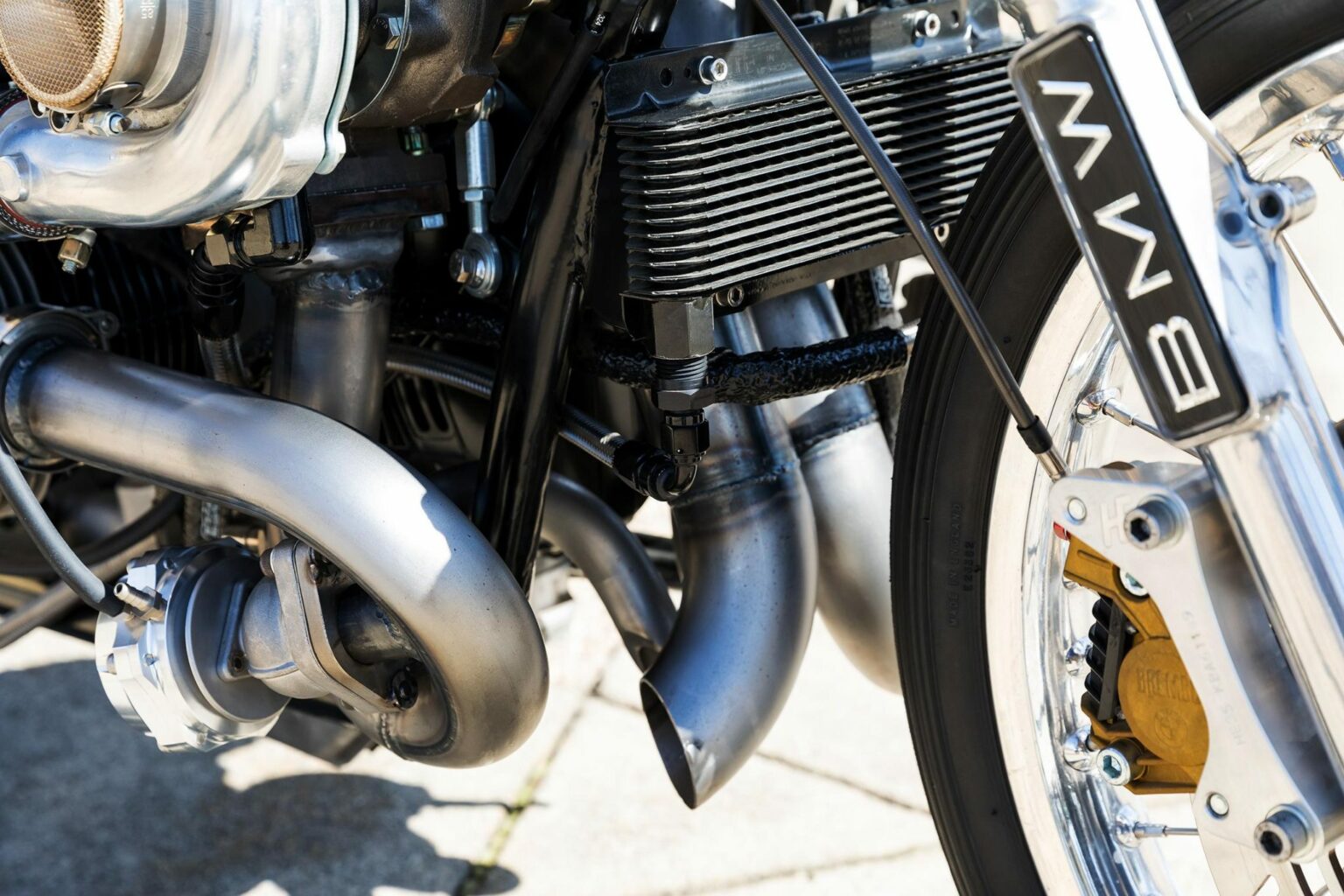 Motorcycle Madness: The Twin-Turbo Boxer Metal BMW R100
