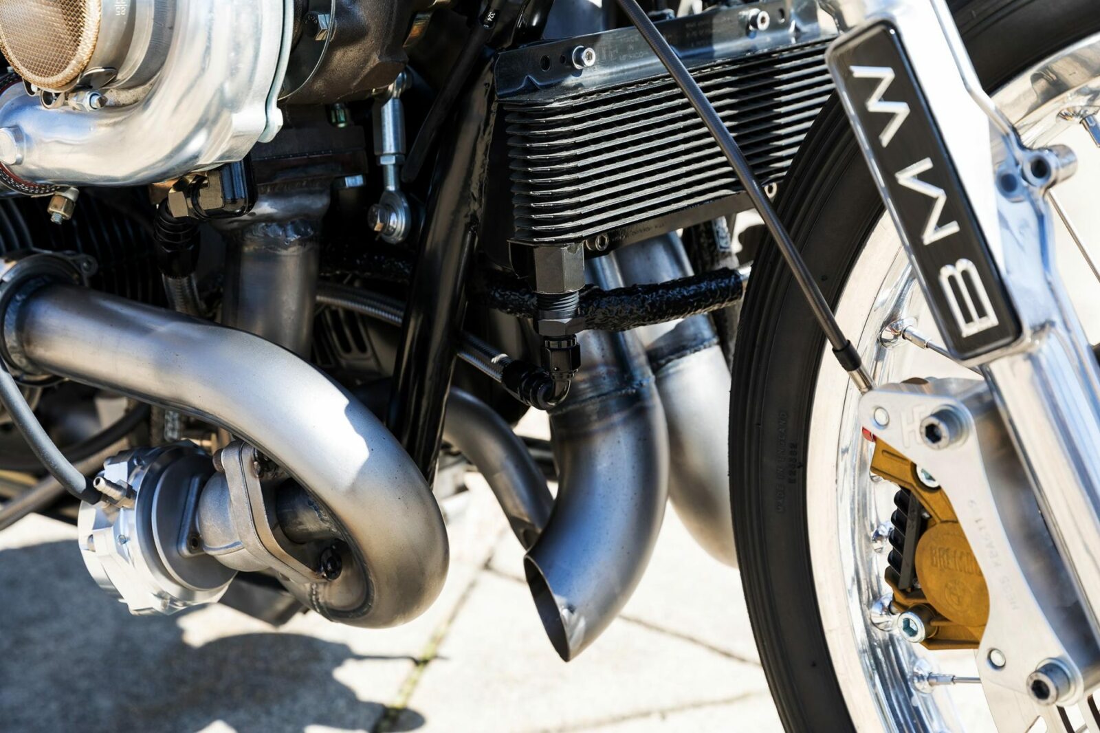 Motorcycle Madness: The Twin-Turbo Boxer Metal BMW R100