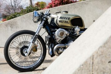 Motorcycle Madness: The Twin-Turbo Boxer Metal BMW R100