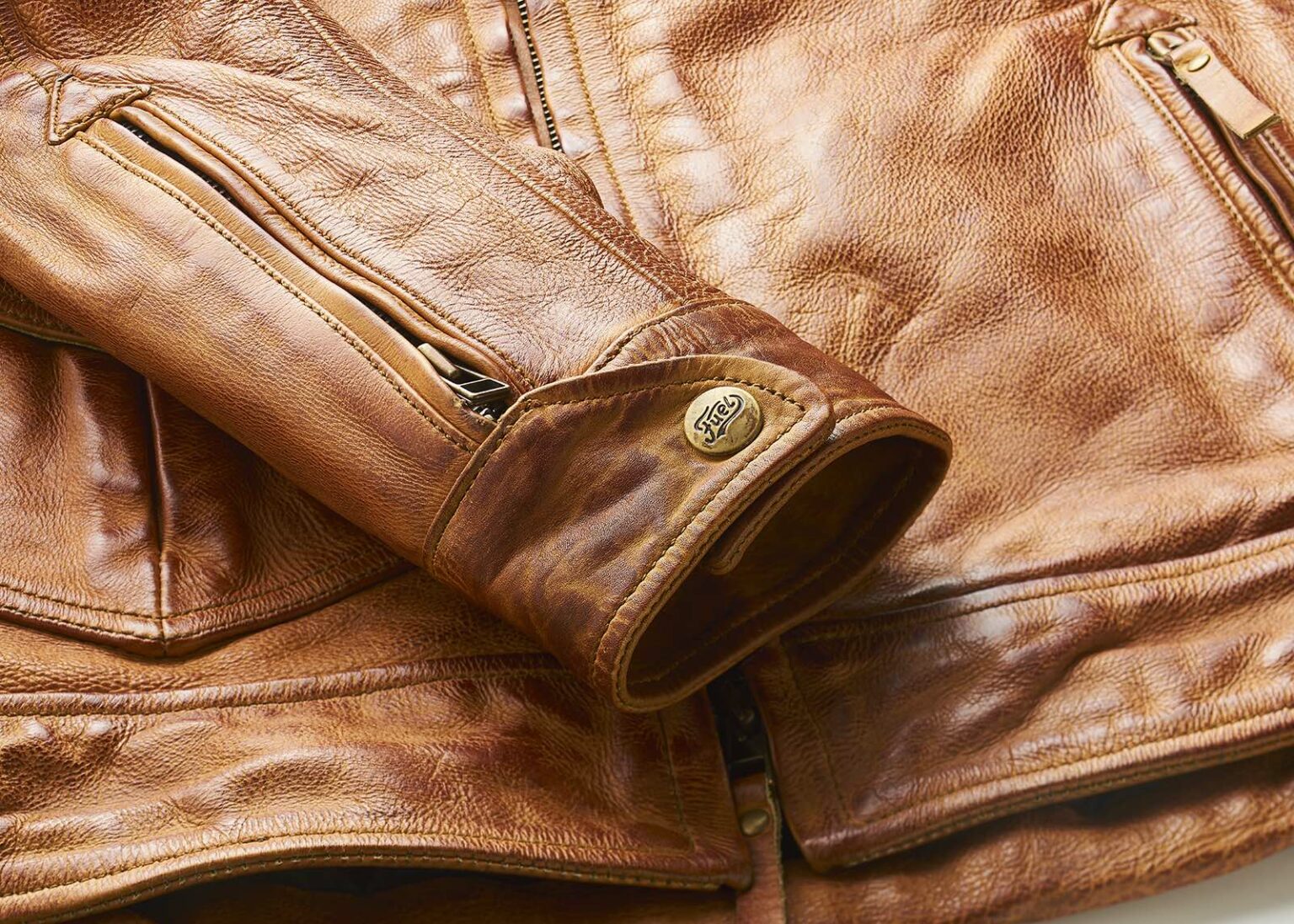 The Armored Bourbon Leather Jacket By Fuel Motorcycles
