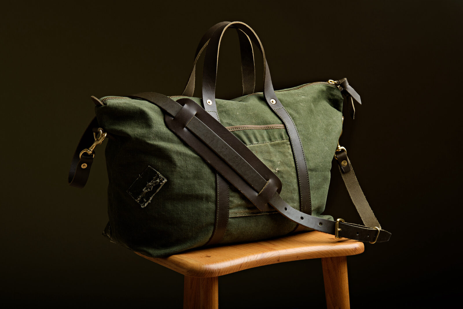 The WP Standard Repurposed Military Travel Bag: Made From Salvaged ...
