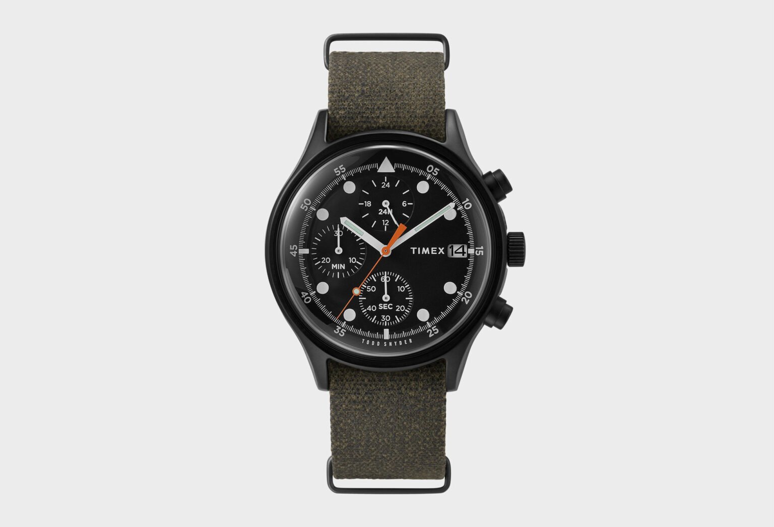 The New Timex x Todd Snyder MK-1 Sky King Chronograph – $178 USD