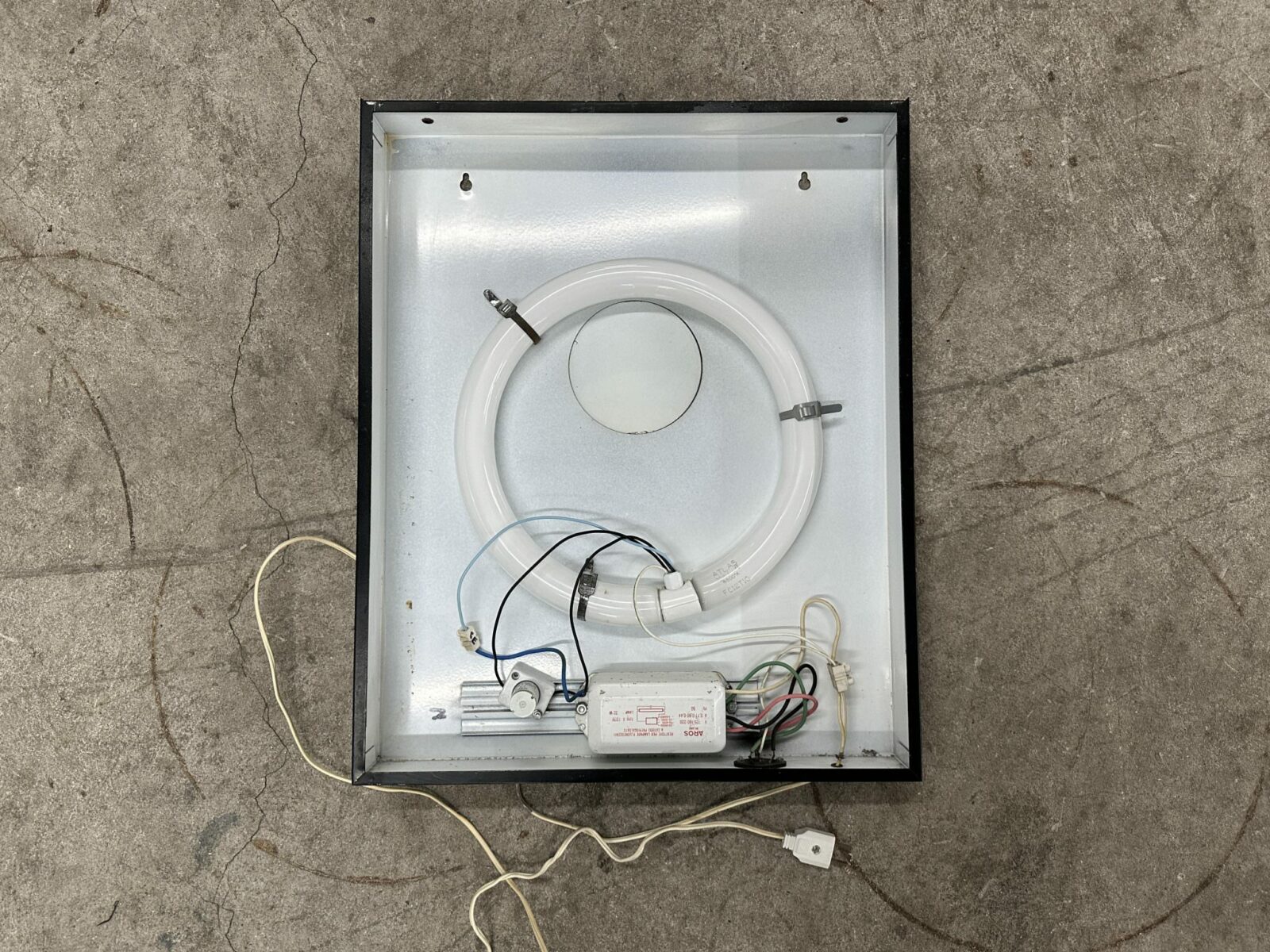 A Retro Original 1970s Vintage Illuminated Porsche Wall Clock