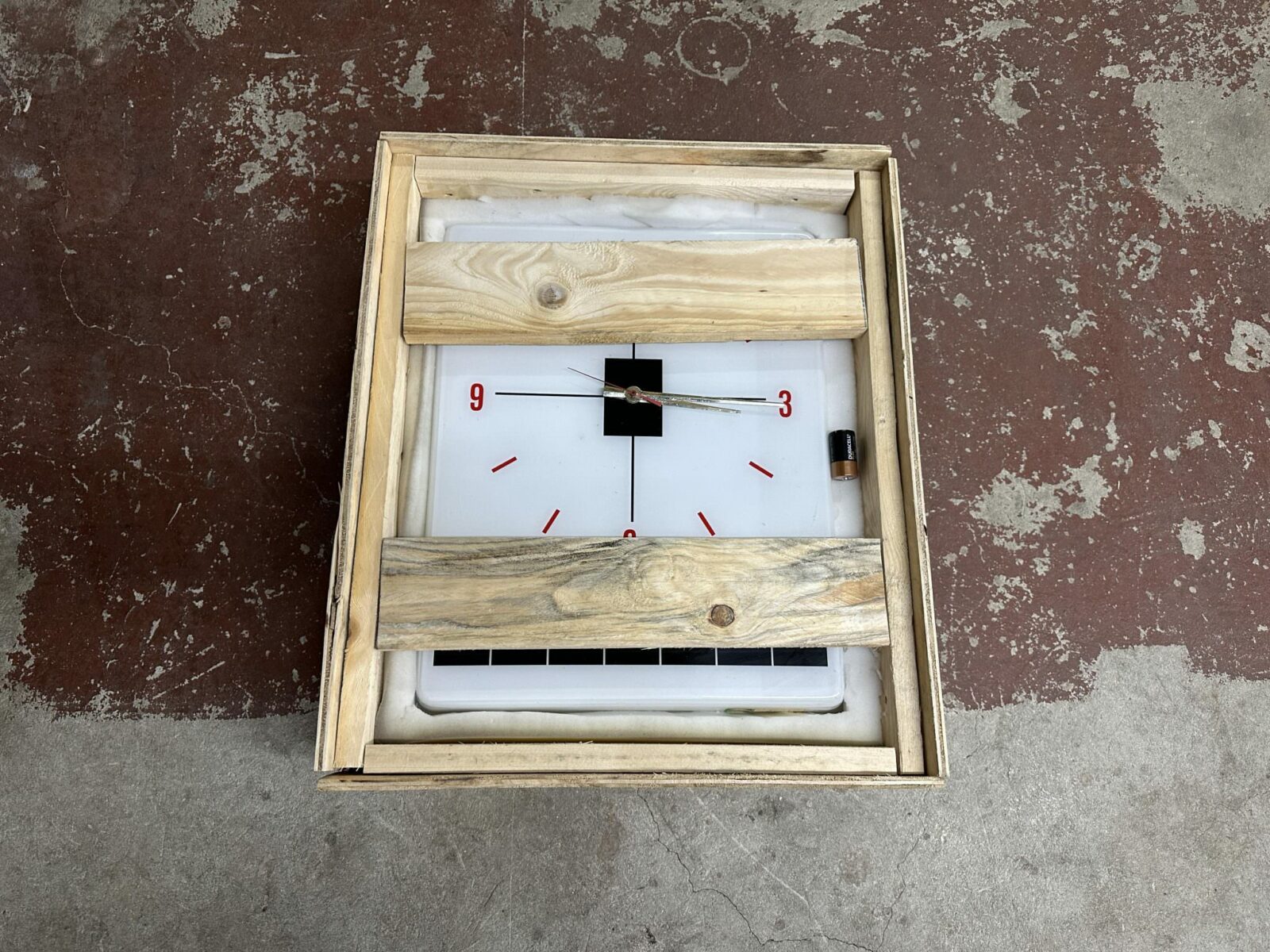A Retro Original 1970s Vintage Illuminated Porsche Wall Clock