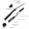 The Combar Pro Titanium: A Hatchet, Knife, Saw, Hammer, + Spade In One Tool