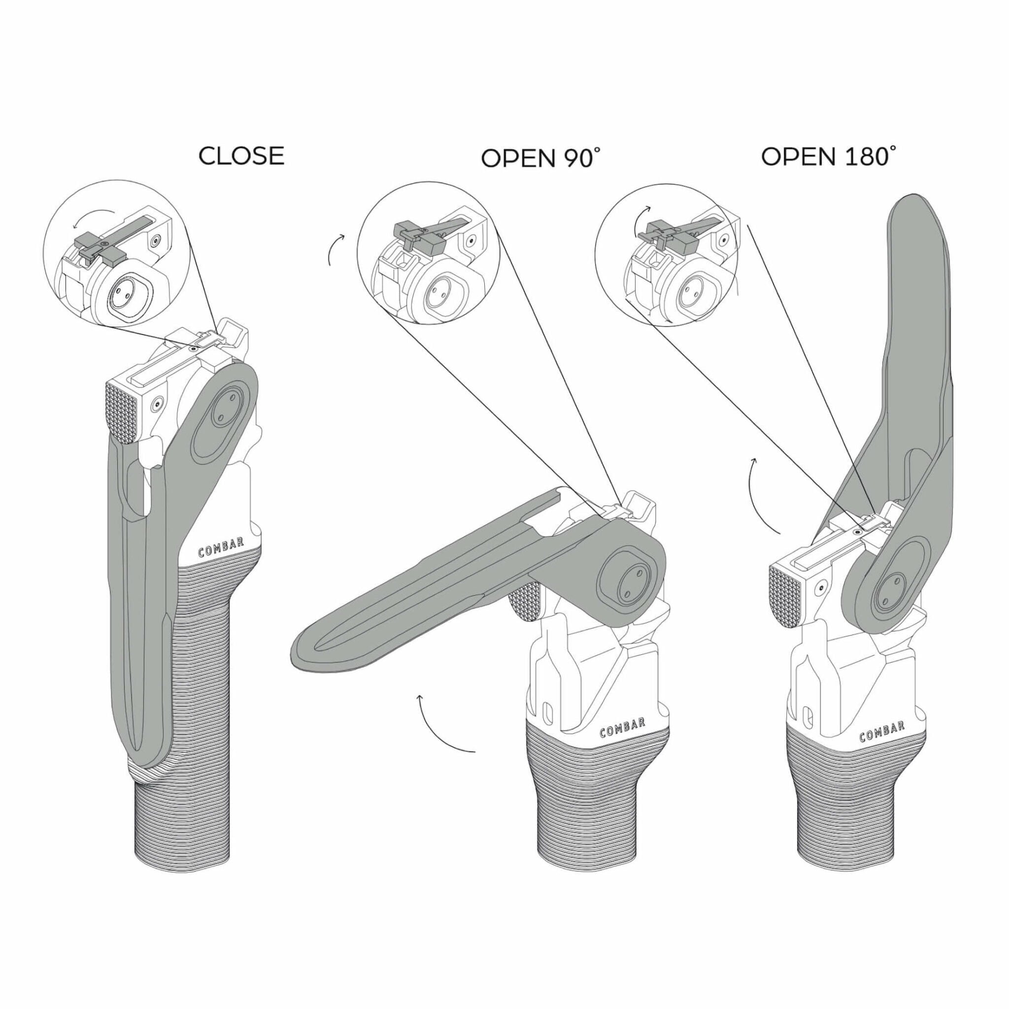 The Combar Pro Titanium: A Hatchet, Knife, Saw, Hammer, + Spade In One Tool