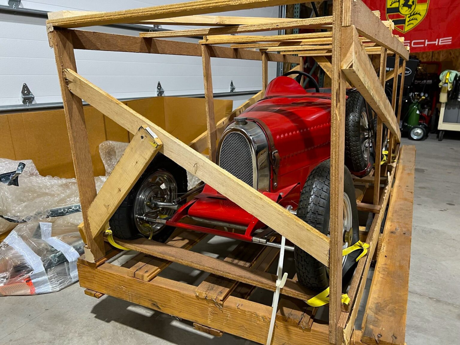 Still In The Factory Crate: A Bugatti Type 52 Go Kart