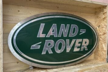 For Sale: An Illuminated Land Rover Dealership Sign