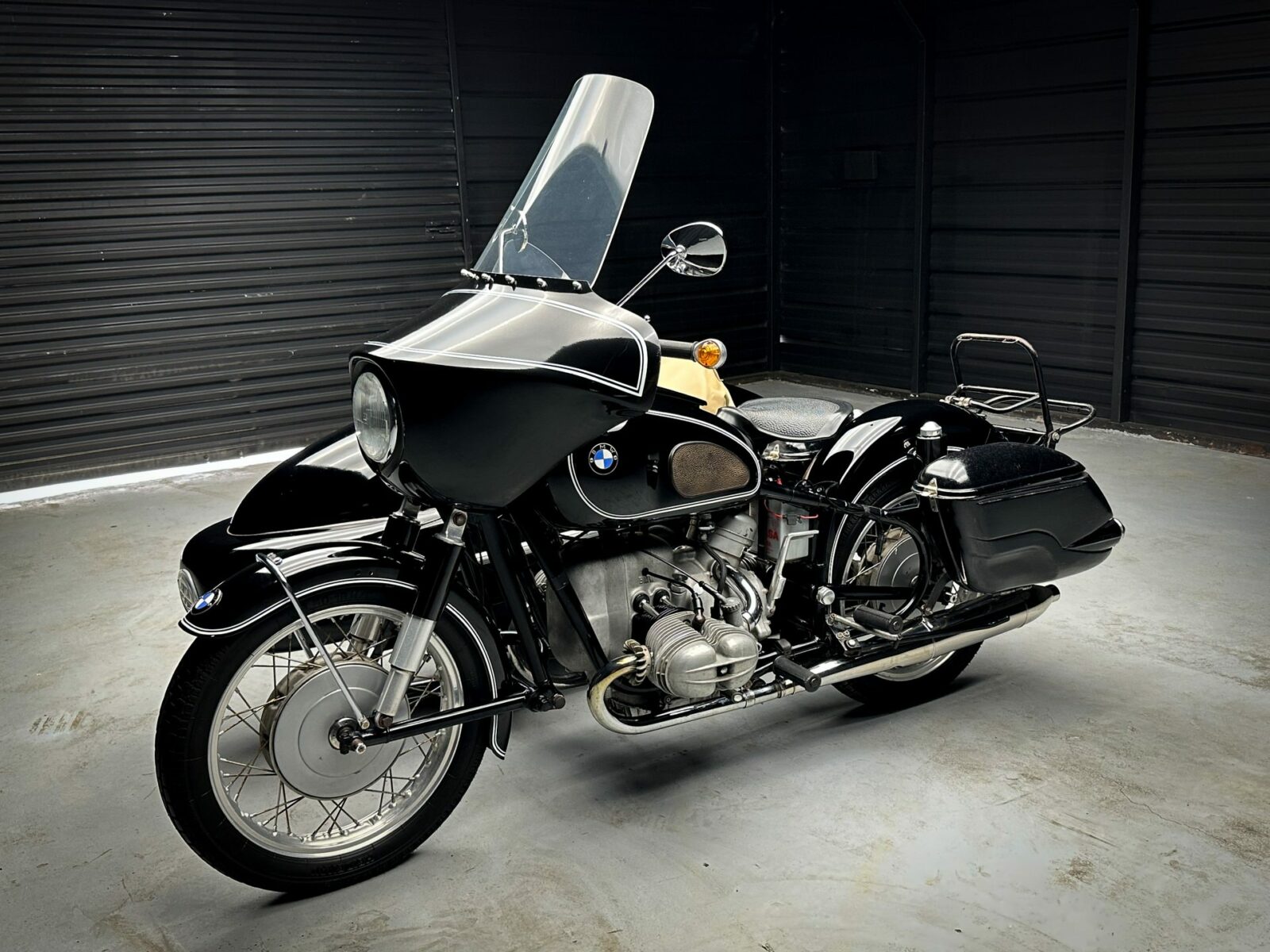 A Beautiful 1960 BMW R69 With A Jawa Velorex Sidecar
