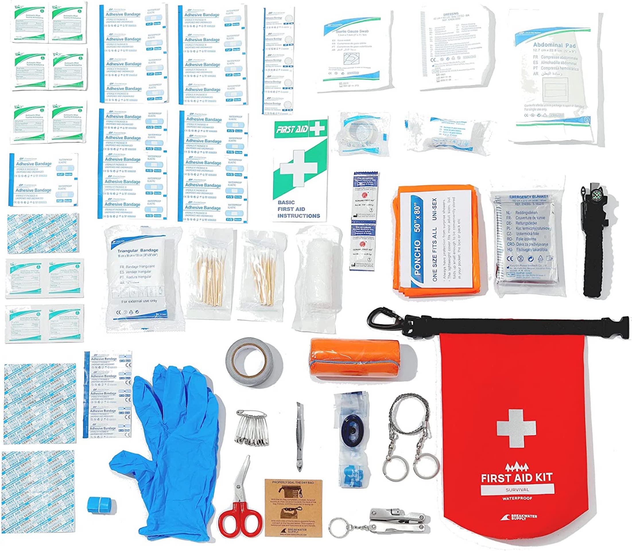 The Breakwater Supply™ Waterproof First Aid Kit