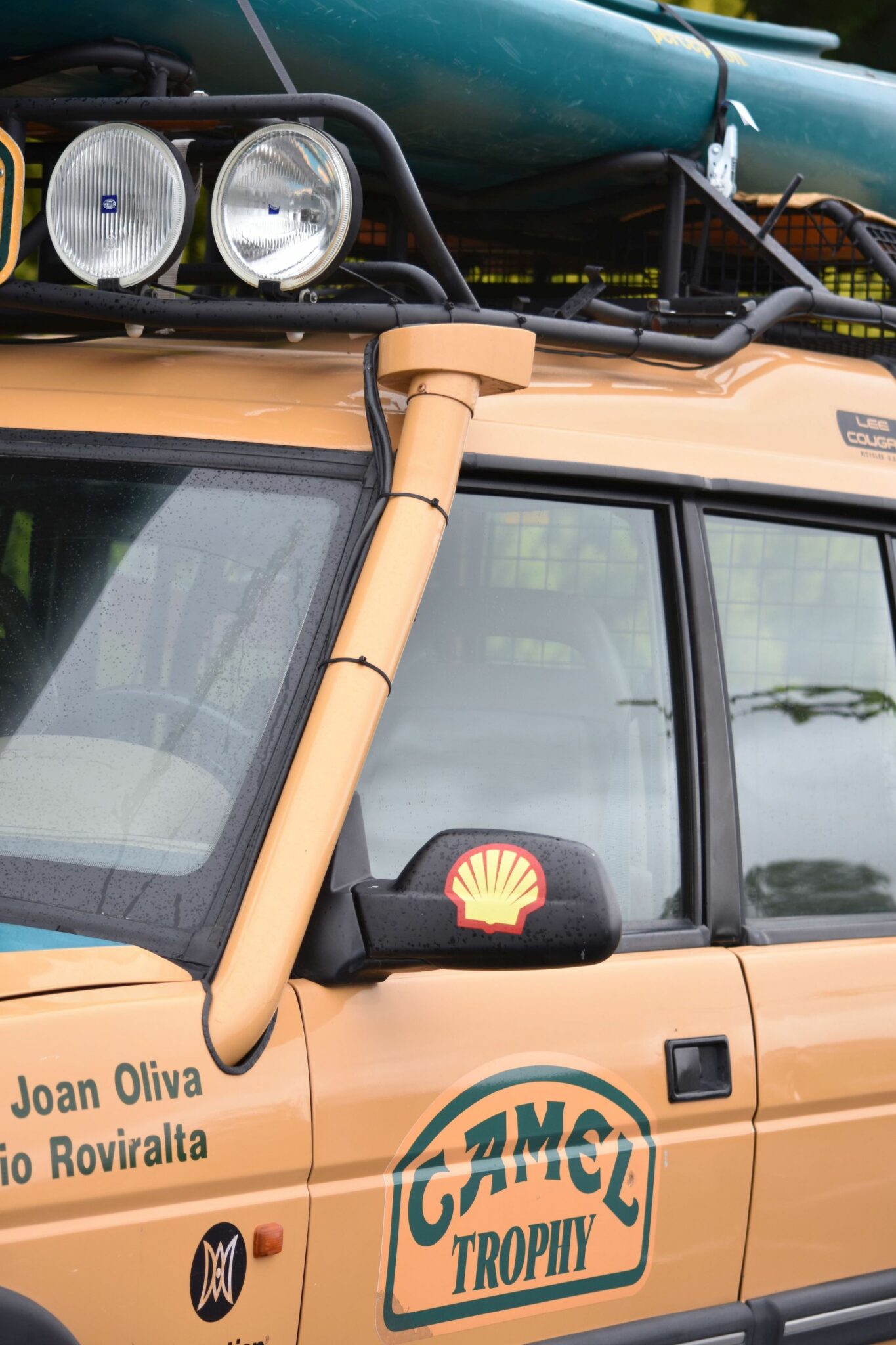 A 1997 Land Rover Discovery Camel Trophy Mongolia Veteran