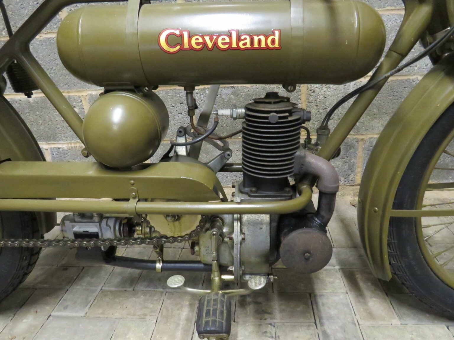 Abandoned in France: A WWI Cleveland A2 US Army Dispatch Bike