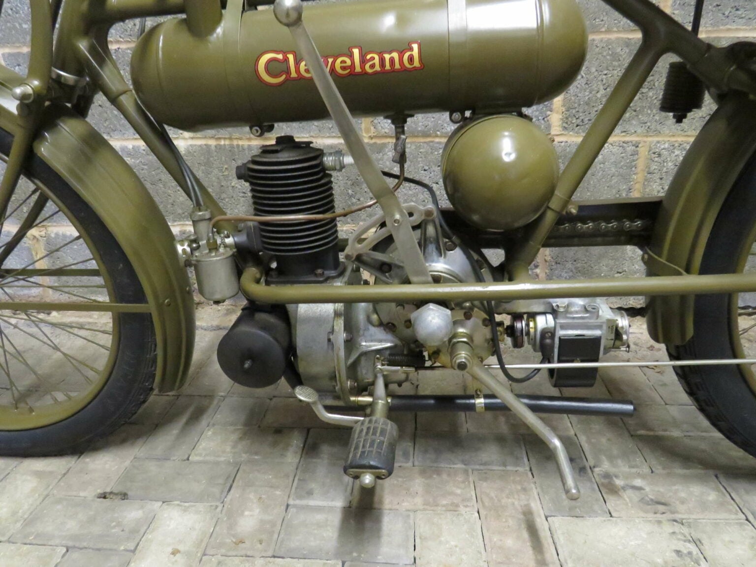 Abandoned in France: A WWI Cleveland A2 US Army Dispatch Bike