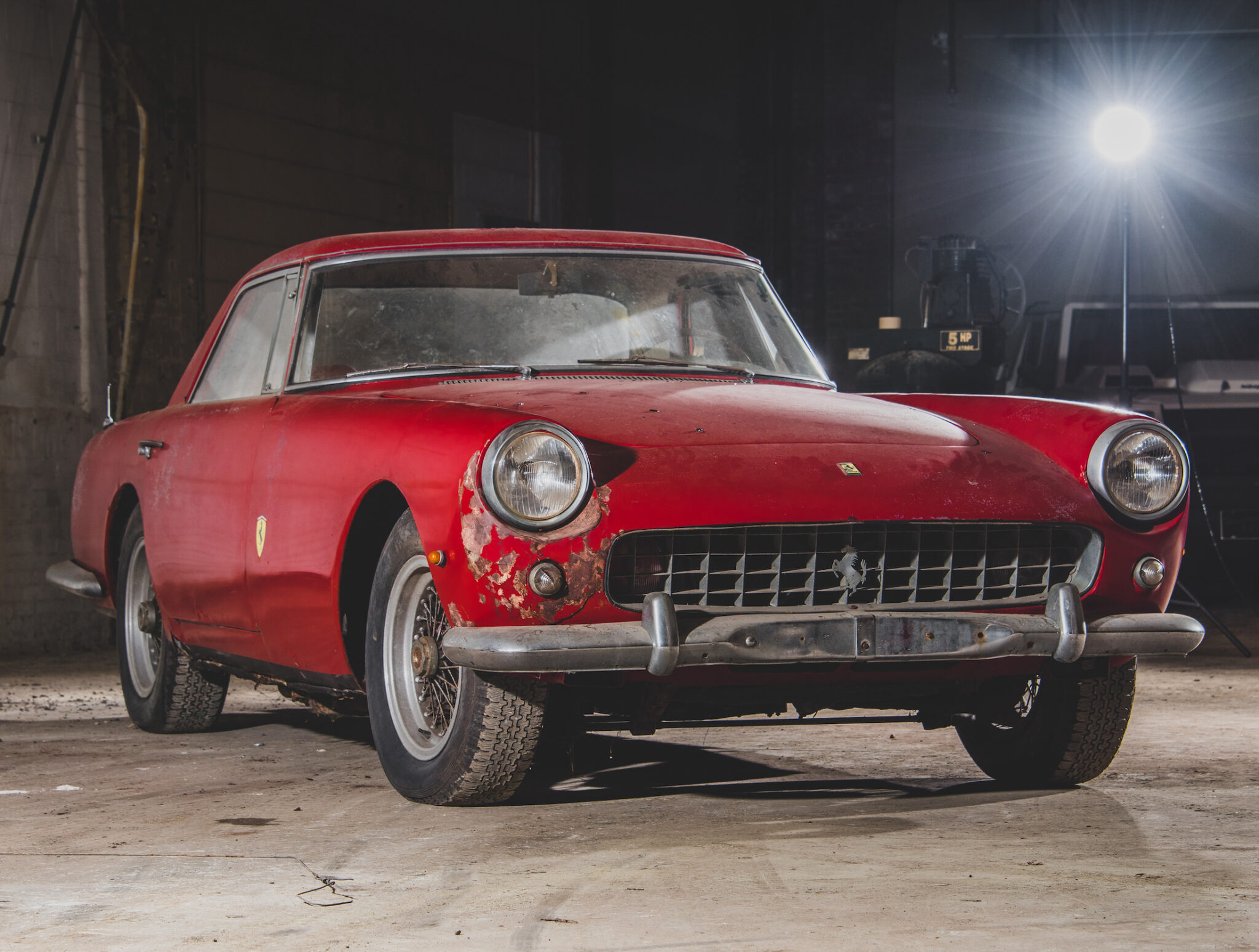 20 Historic Ferraris Found In Collapsed Barn: And They're Now For Sale