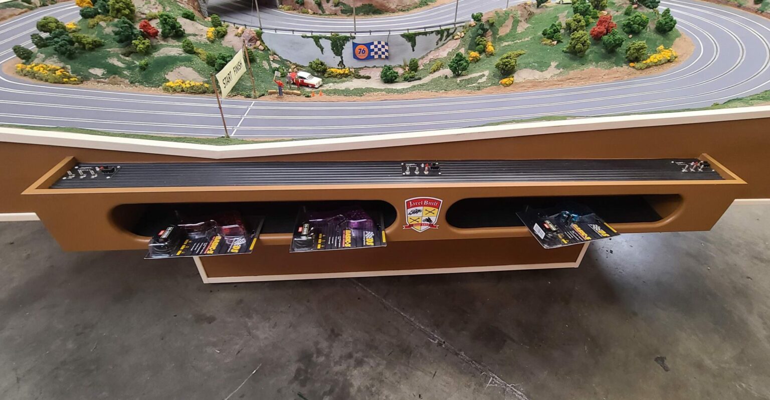 A Southern Californian Mountain Road Slot Car Raceway – In 1:32 Scale