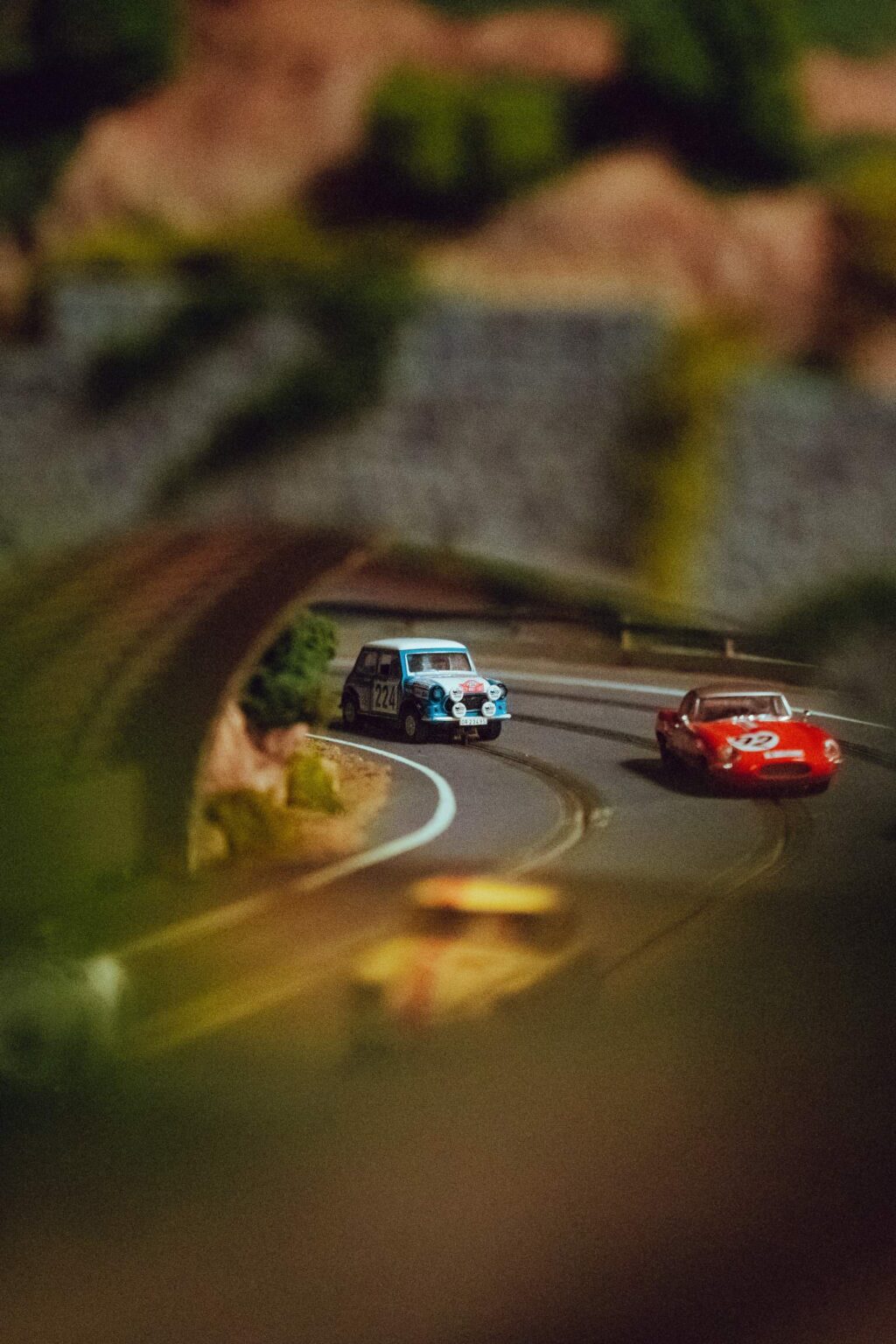 A Southern Californian Mountain Road Slot Car Raceway – In 1:32 Scale