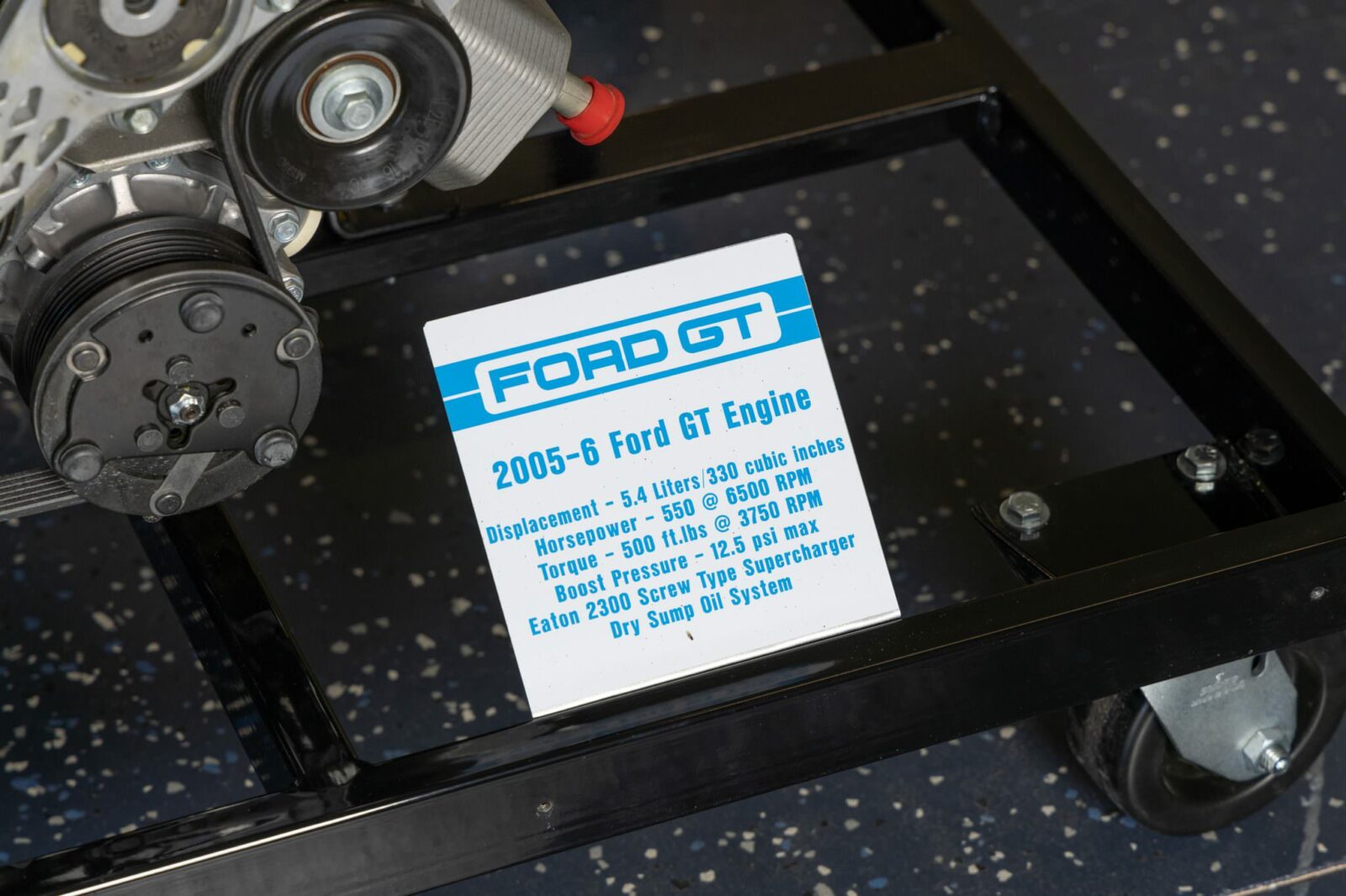 An Unused 550 BHP Factory-Supercharged Ford GT Engine