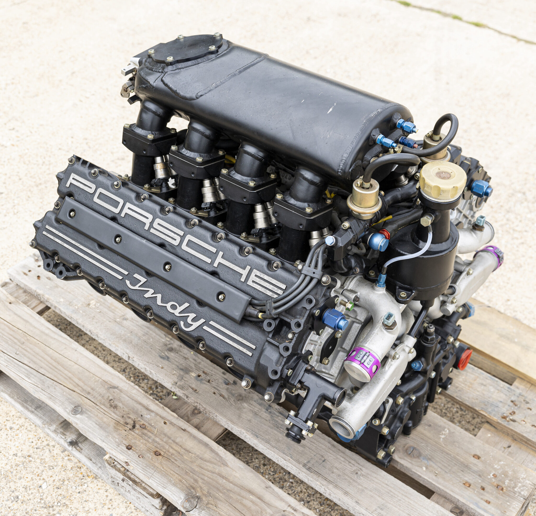 There's An 800 BHP Porsche Type 2708 Indy V8 Engine For Sale