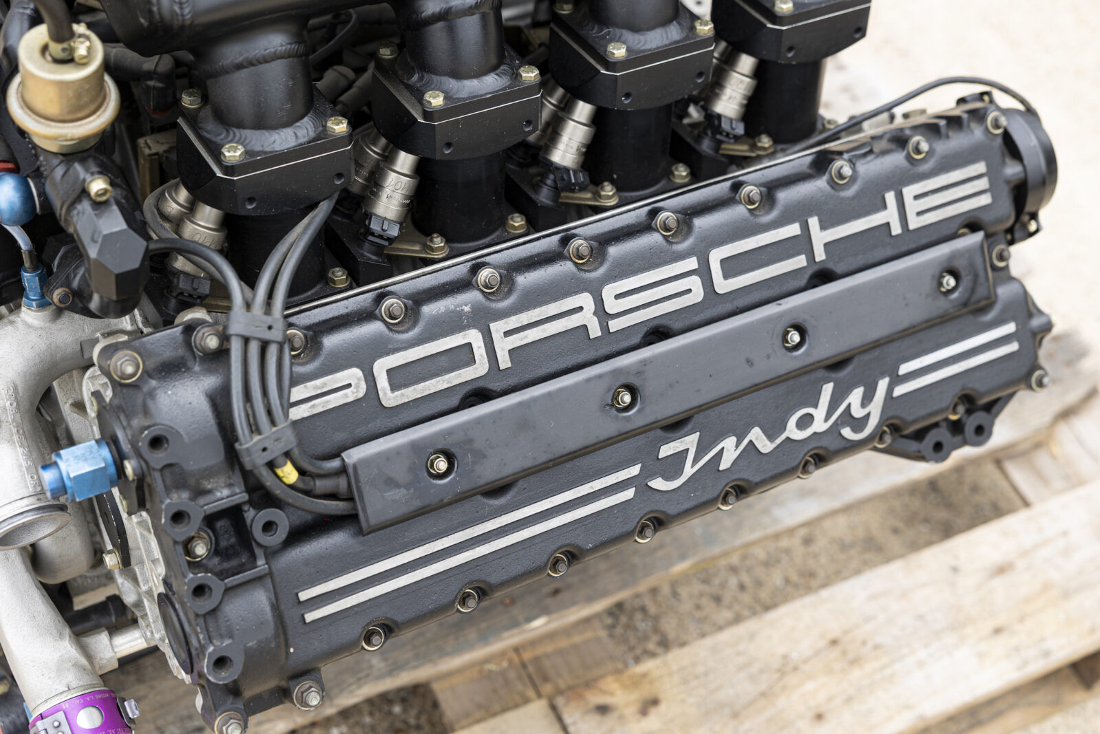 There's An 800 BHP Porsche Type 2708 Indy V8 Engine For Sale