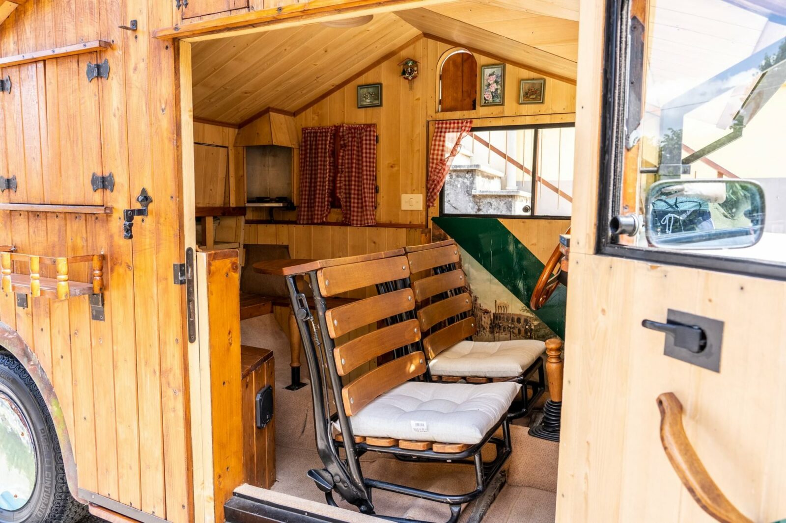 For Sale: A Volkswagen Beetle Swiss Cabin (With A Working Chimney)