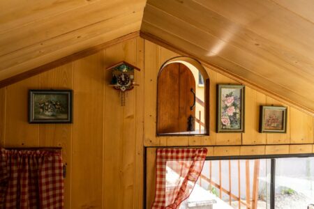 For Sale: A Volkswagen Beetle Swiss Cabin (With A Working Chimney)