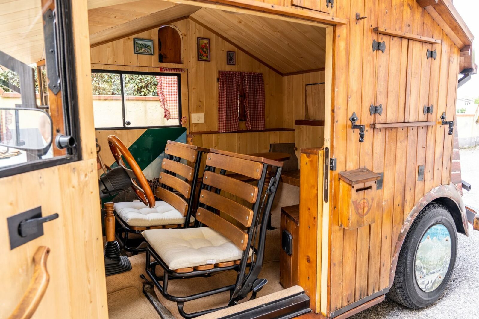 For Sale: A Volkswagen Beetle Swiss Cabin (With A Working Chimney)