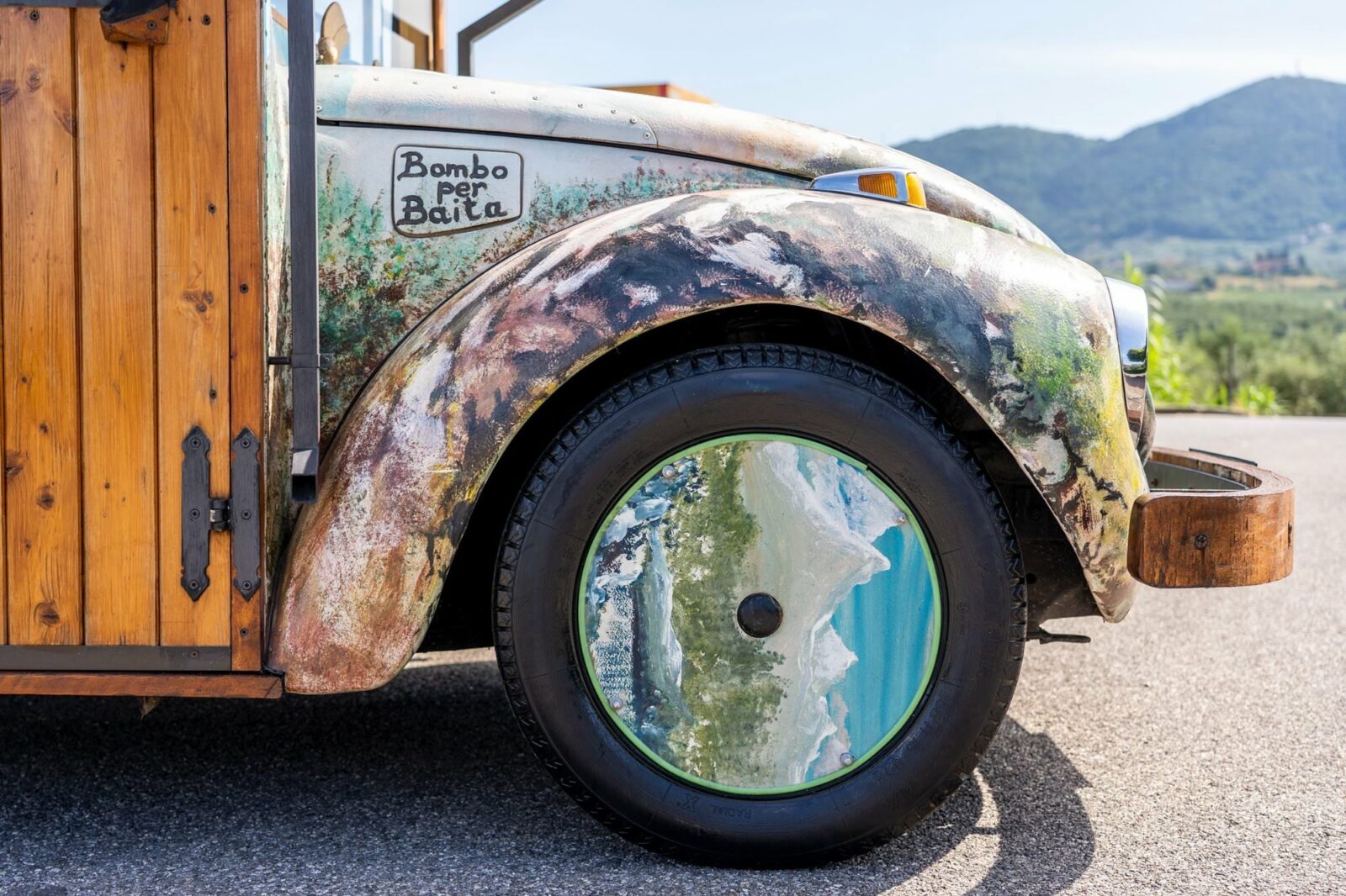For Sale: A Volkswagen Beetle Swiss Cabin (With A Working Chimney)