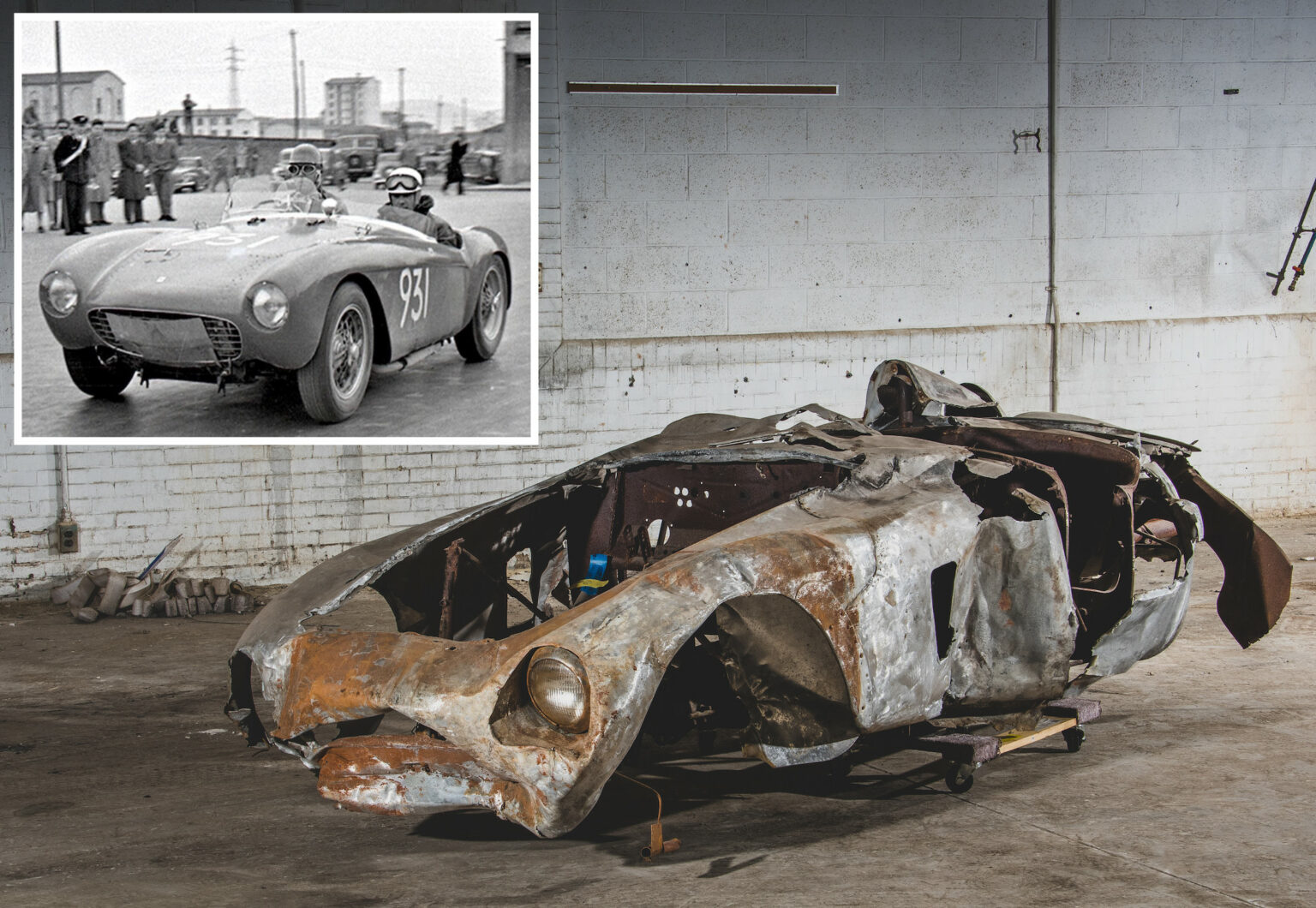 $1.6 Million Dollar Barn Find: A Rare 1954 Ferrari 500 Mondial Spider