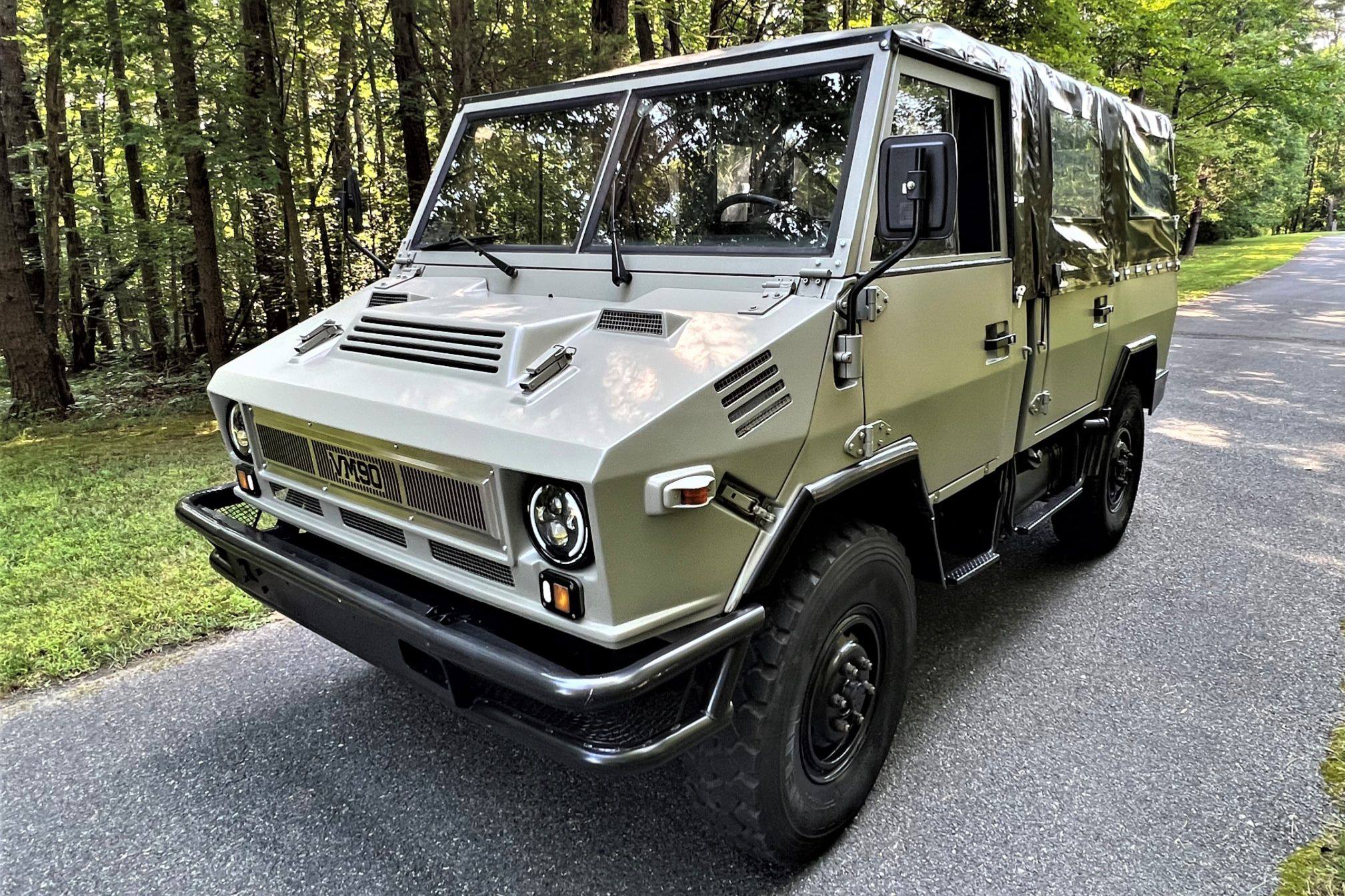 Rare In The USA: An Ex-Italian Military Iveco VM90 Torpedo 4x4 Unimog Rival