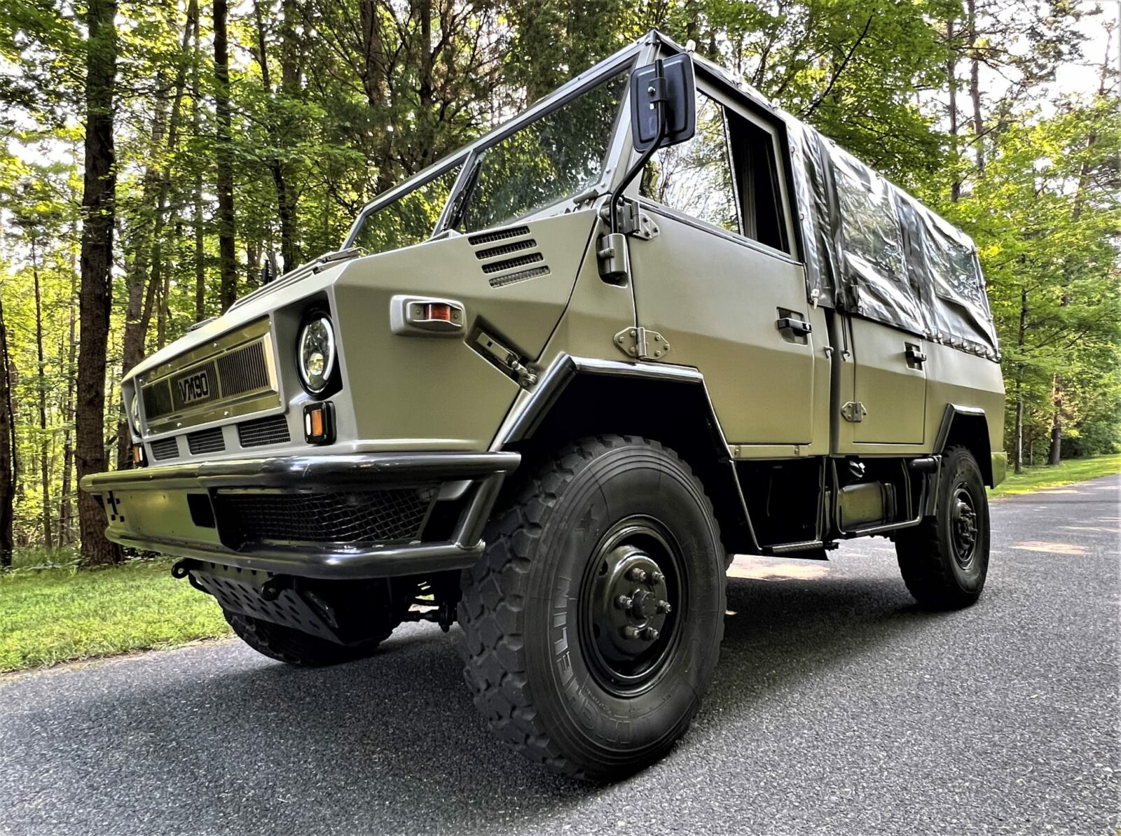 Rare In The USA: An Ex-Italian Military Iveco VM90 Torpedo 4x4 Unimog Rival