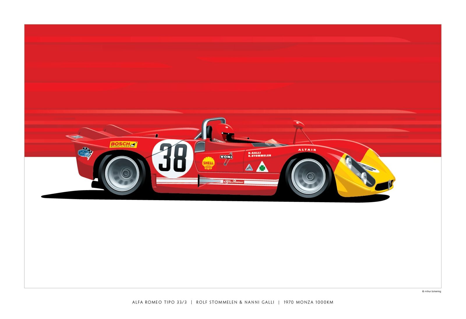 Historically Significant Race Cars: An Art Collection By Arthur Schening