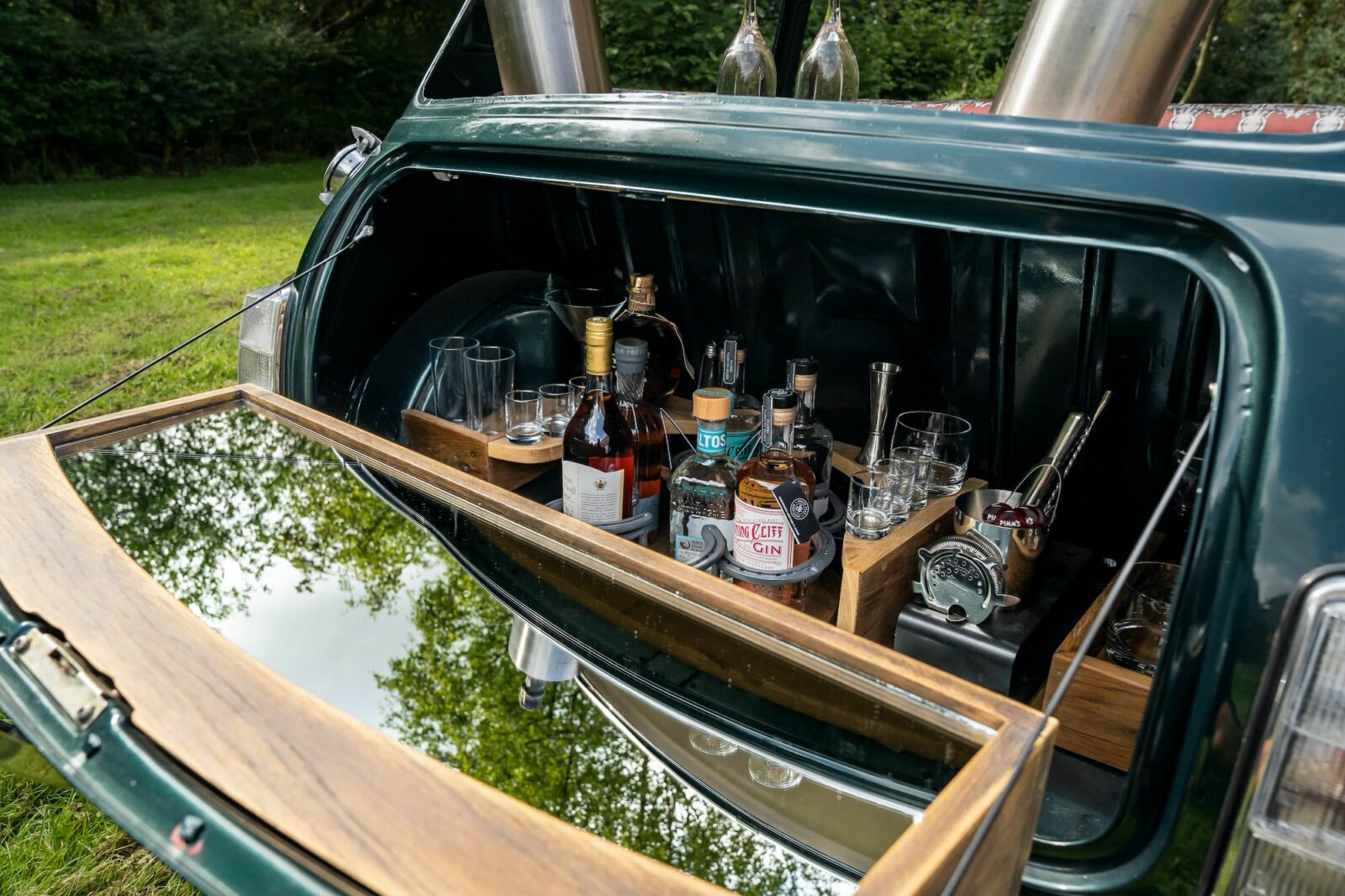 A "MiniBar" Made From A Real Mini Cooper