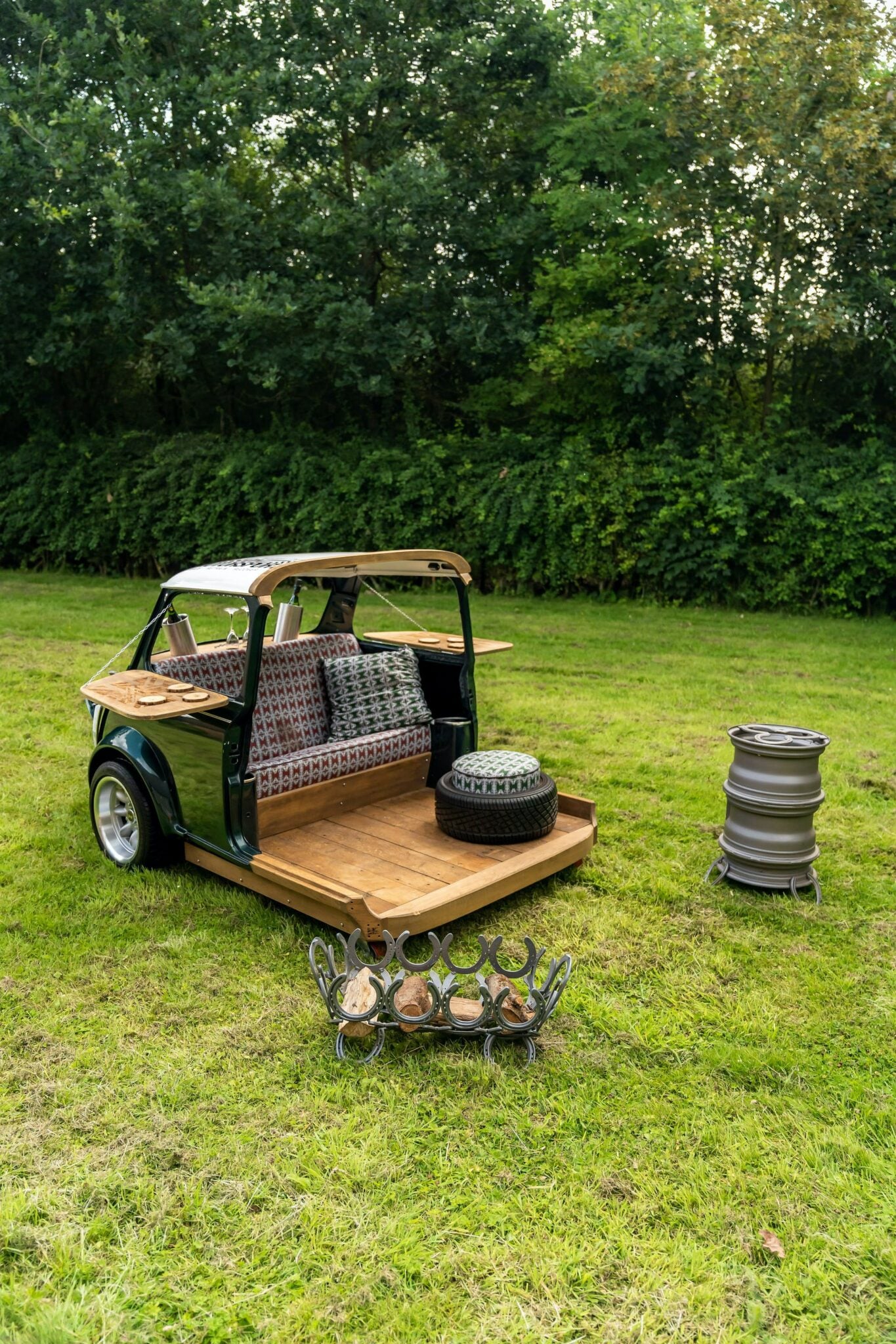 A "MiniBar" Made From A Real Mini Cooper