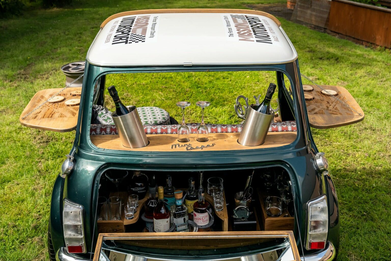 A "MiniBar" Made From A Real Mini Cooper