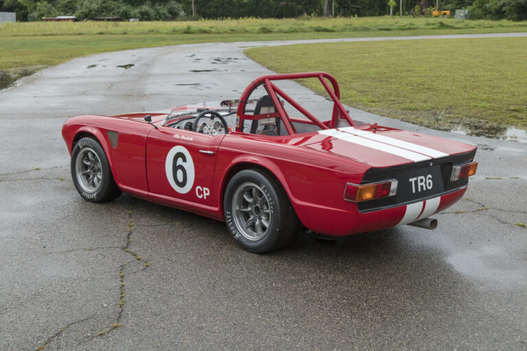 A Triumph TR6 Race Car – $20,000+ USD