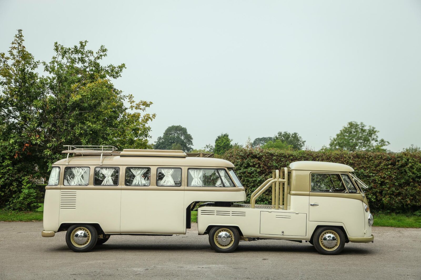 Audi S3-Powered: A Modified Volkswagen Type 2 Fifth-Wheel Camper