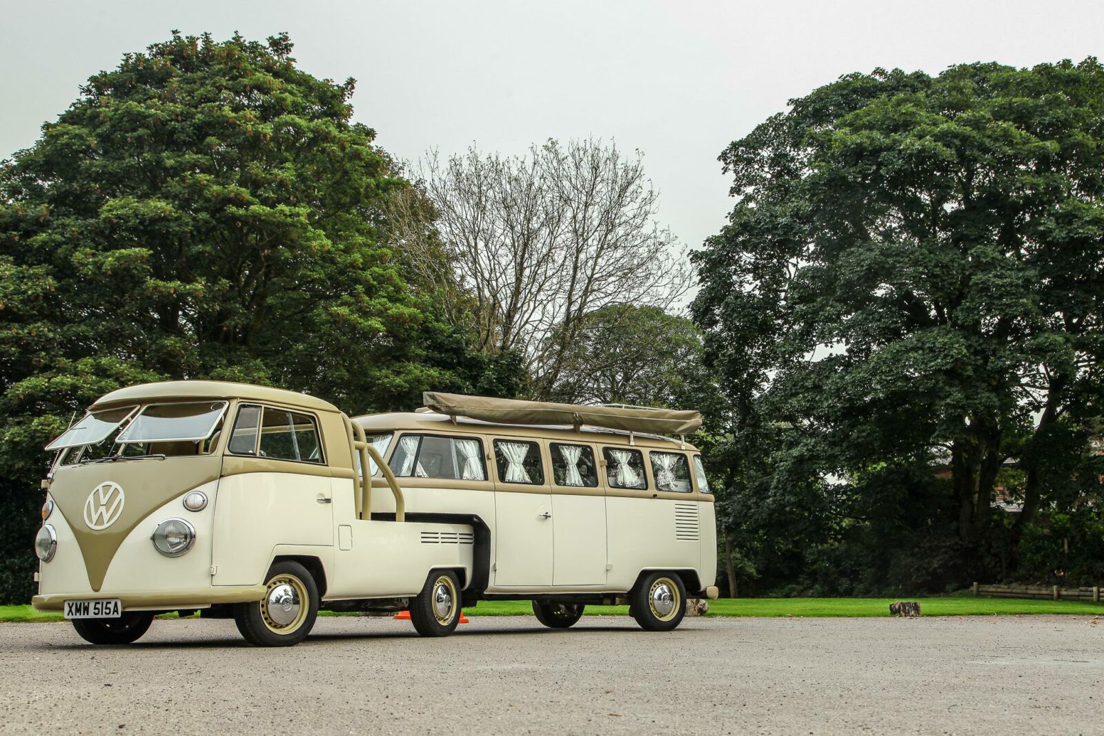 Audi S3-Powered: A Modified Volkswagen Type 2 Fifth-Wheel Camper