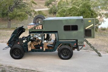 A Hummer H1 Overland Expedition Camper
