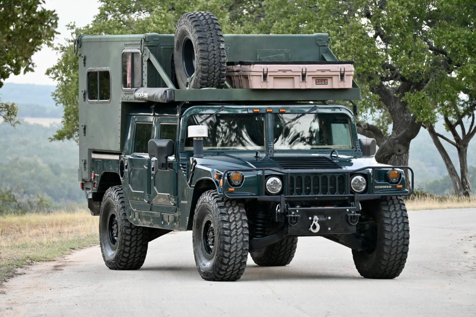 A Hummer H1 Overland Expedition Camper