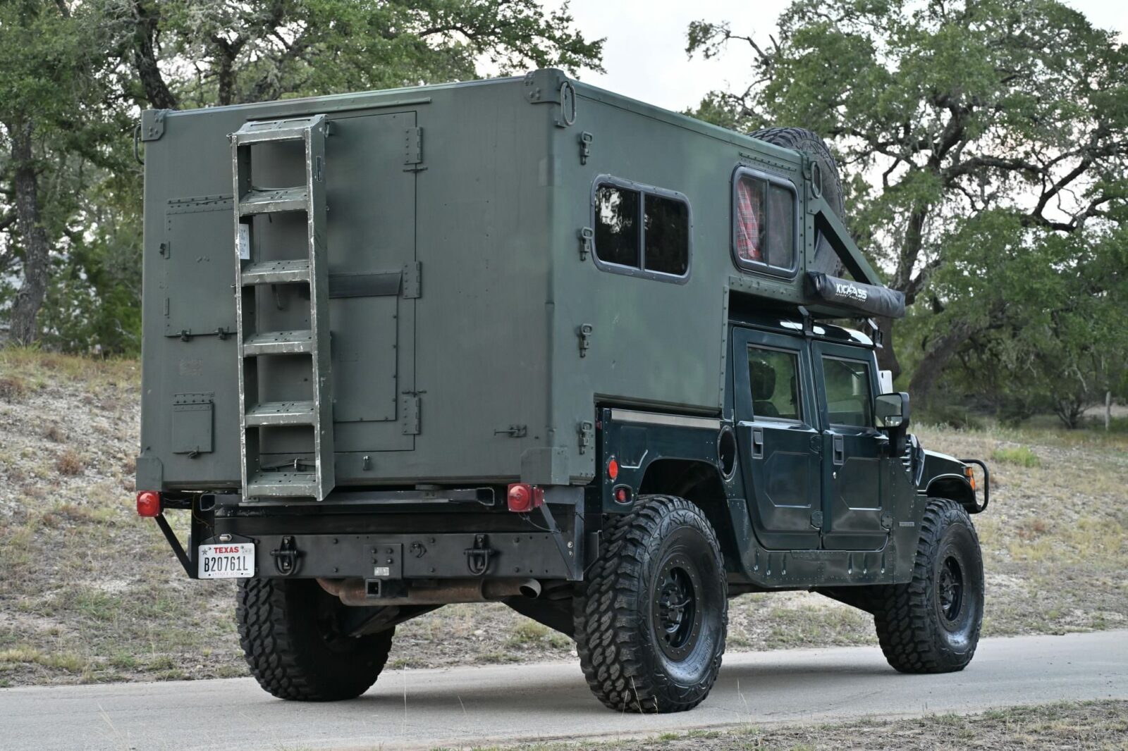 A Hummer H1 Overland Expedition Camper