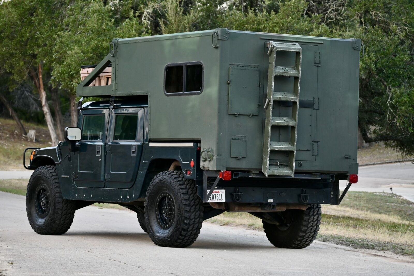 A Hummer H1 Overland Expedition Camper