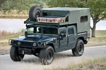 A Hummer H1 Overland Expedition Camper