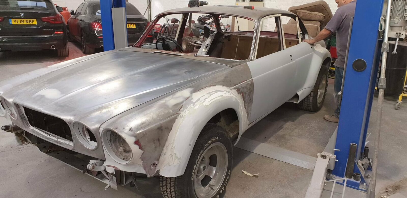 For Sale: A 1973 Jaguar XJ6 With A Rare Broadspeed "Wide Body" Conversion