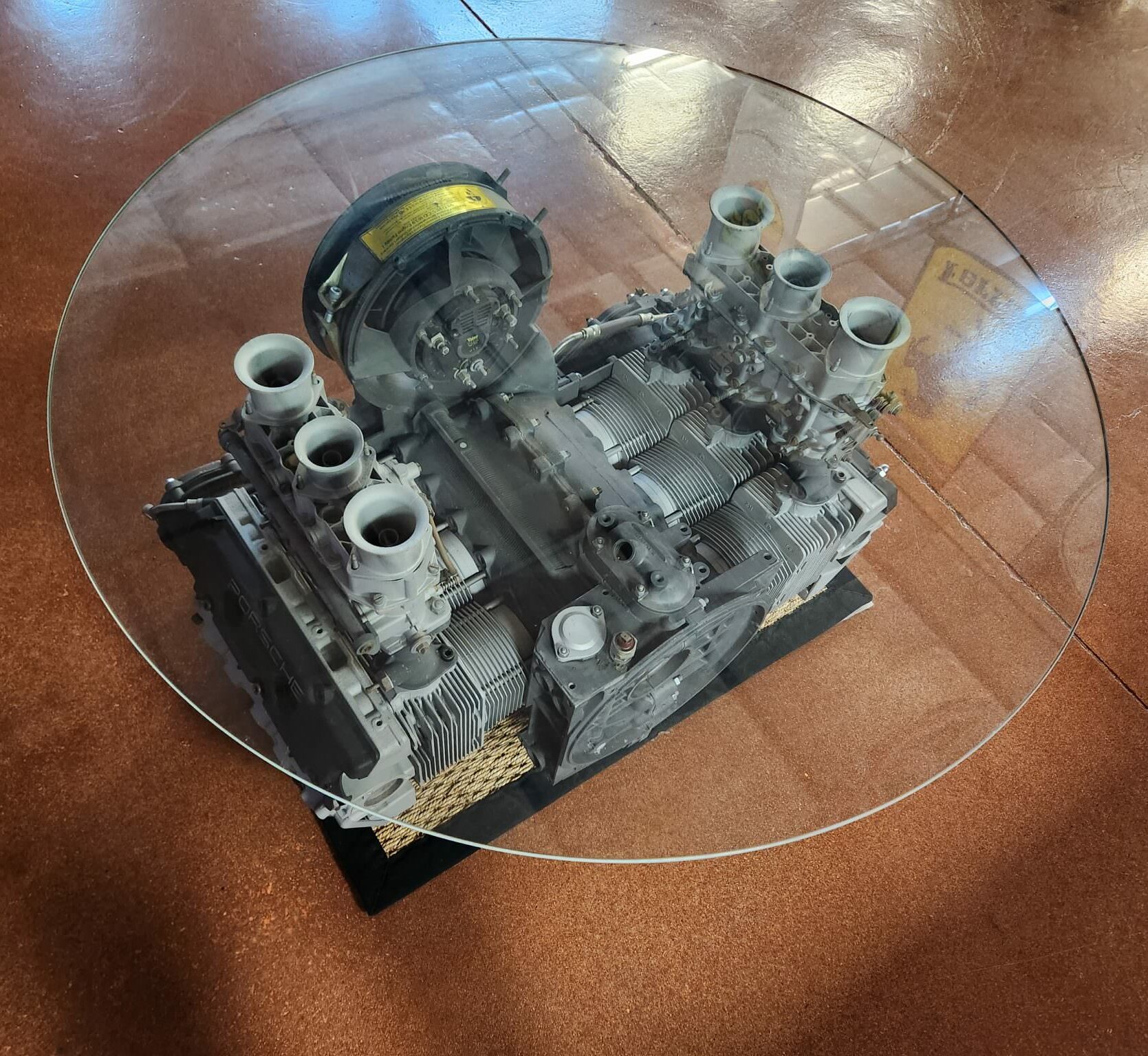 A Porsche 911 Flat-Six Engine Coffee Table
