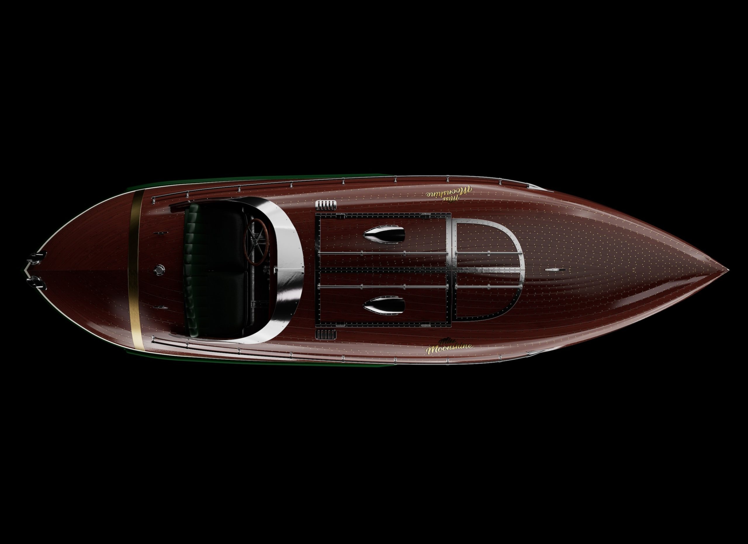 Miss Moonshine: A Classic Mahogany Speedboat Now Available For 2024 Pre ...