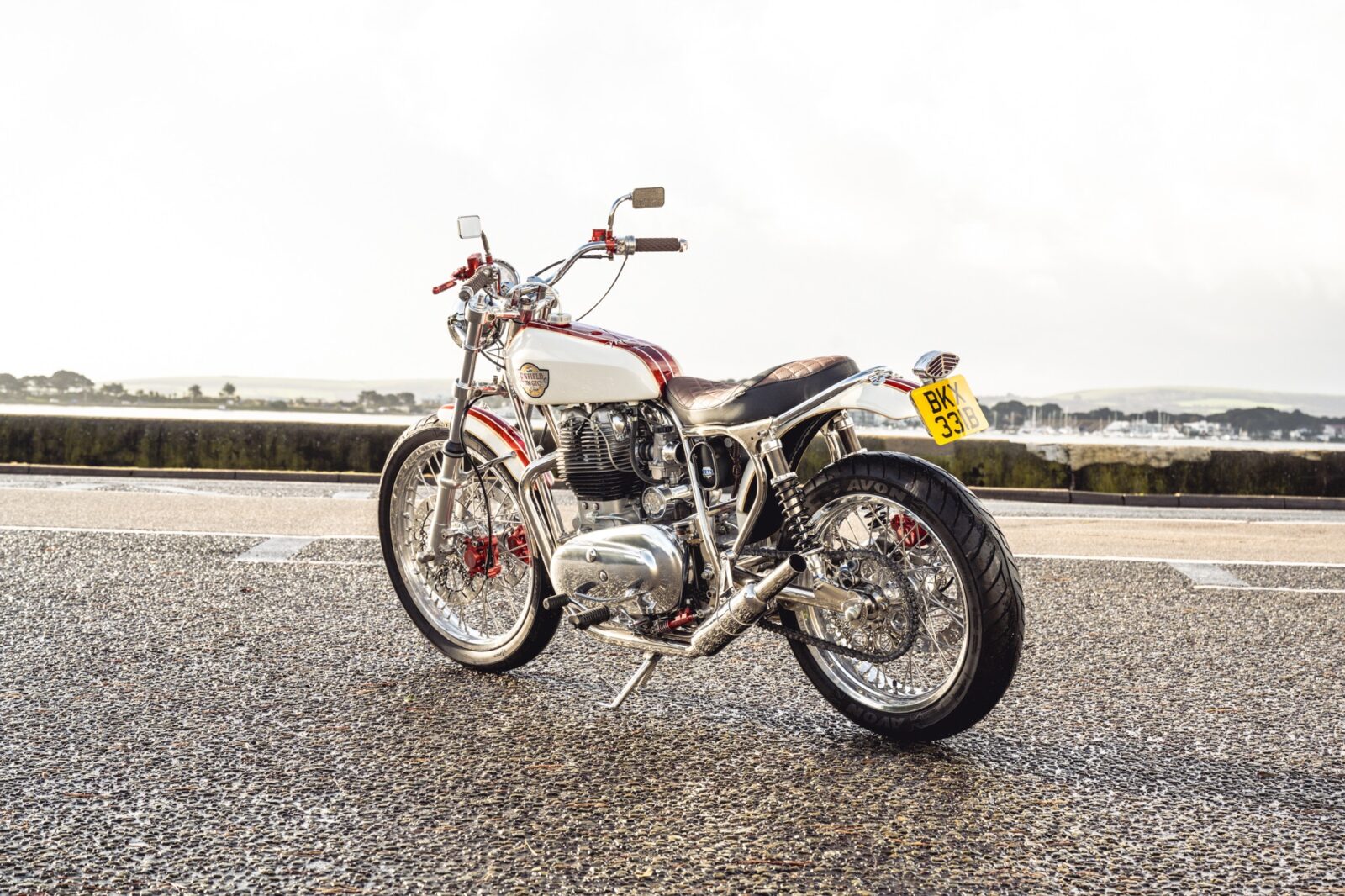 One of A Kind: A Royal Enfield Super Meteor "Desert Sled"