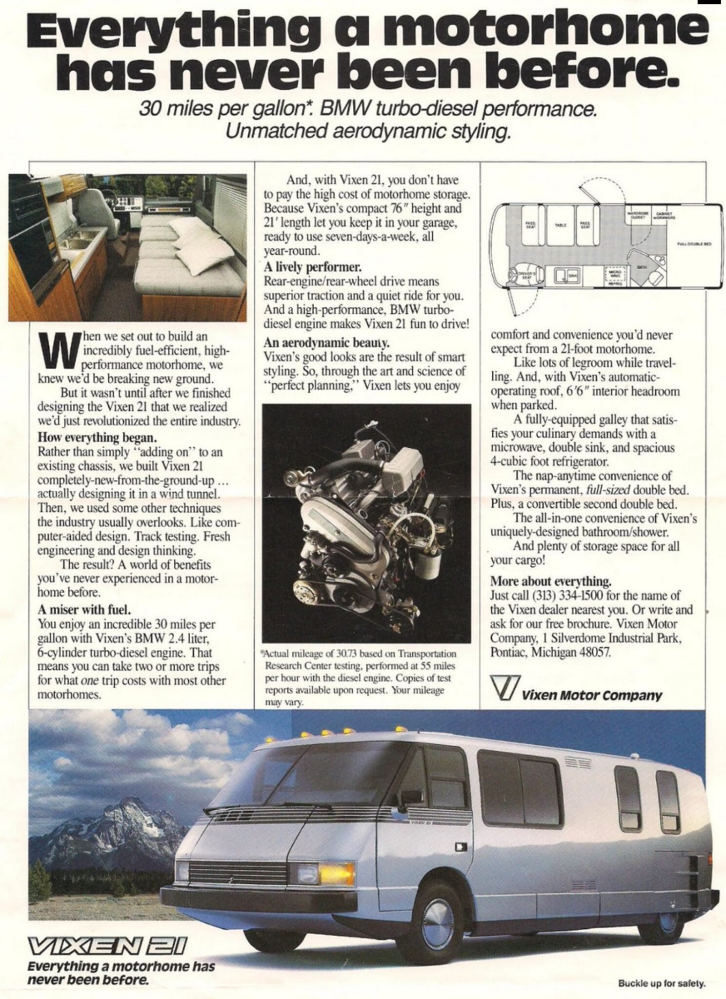 1987 Vixen 21 TD – The "Sports Car RV" From The Engineer Behind The ...