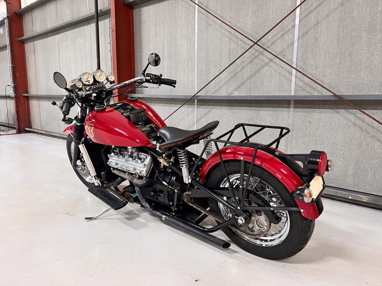 For Sale A Ford Flathead V8 Motorcycle 2096