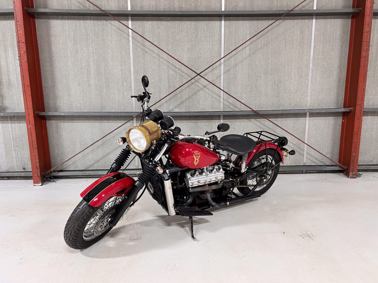 For Sale: A Ford Flathead V8 Motorcycle