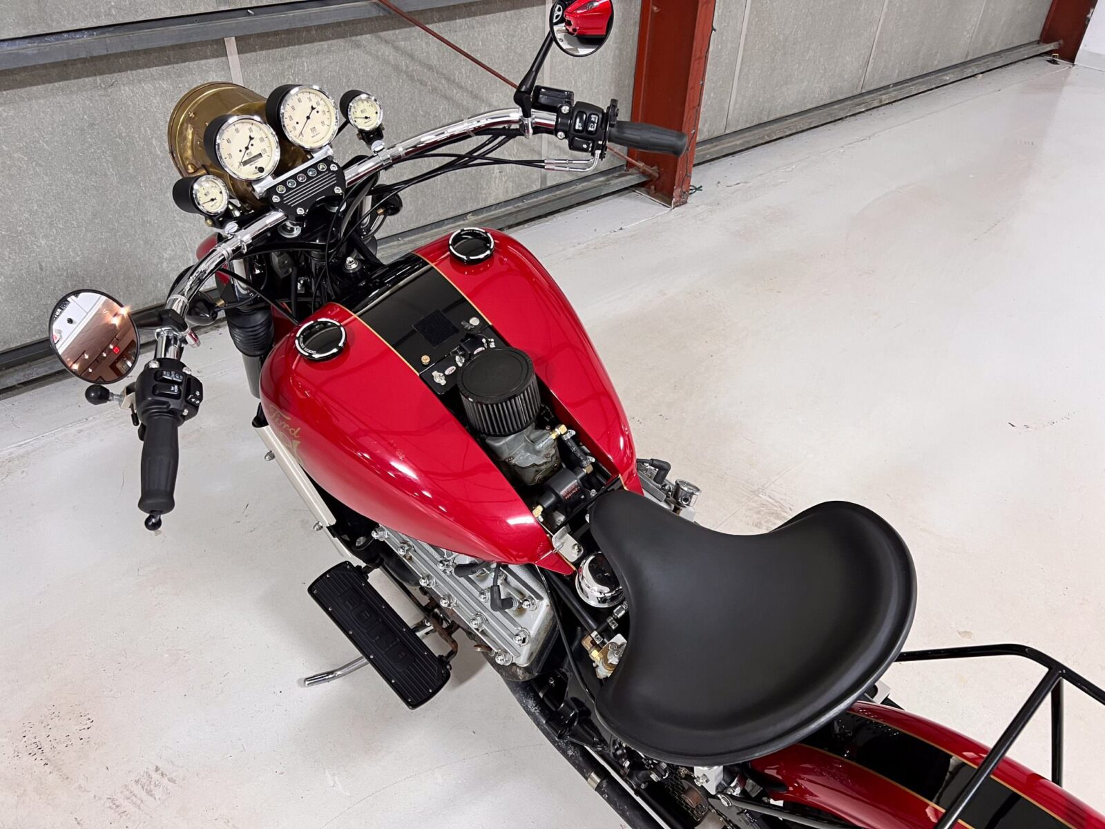 For Sale: A Ford Flathead V8 Motorcycle